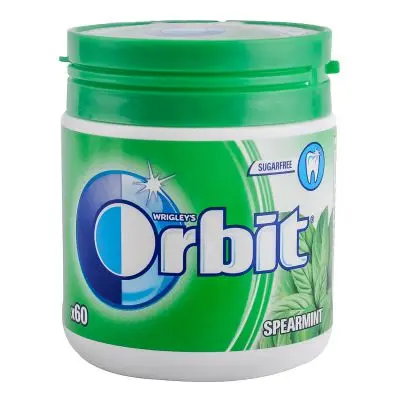 WRIGLY Žvake Orbit Spearmint Bottle 12, 6X60