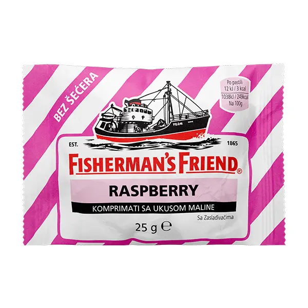 Fishermans Friend Bombone Malina, 25g