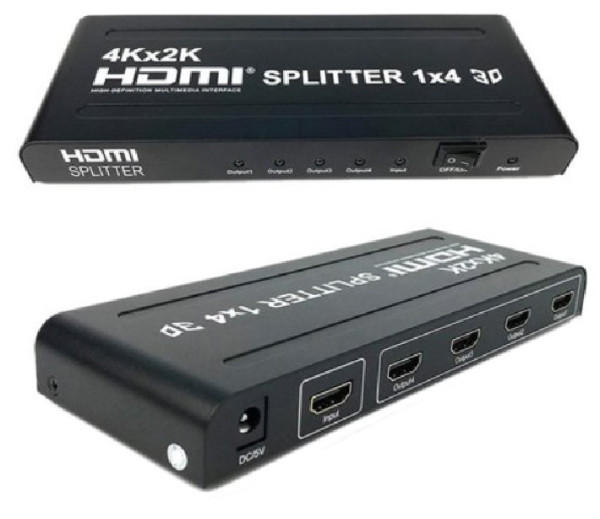 HDMI spliter 1 na 4 aktivni (alt. DSP)