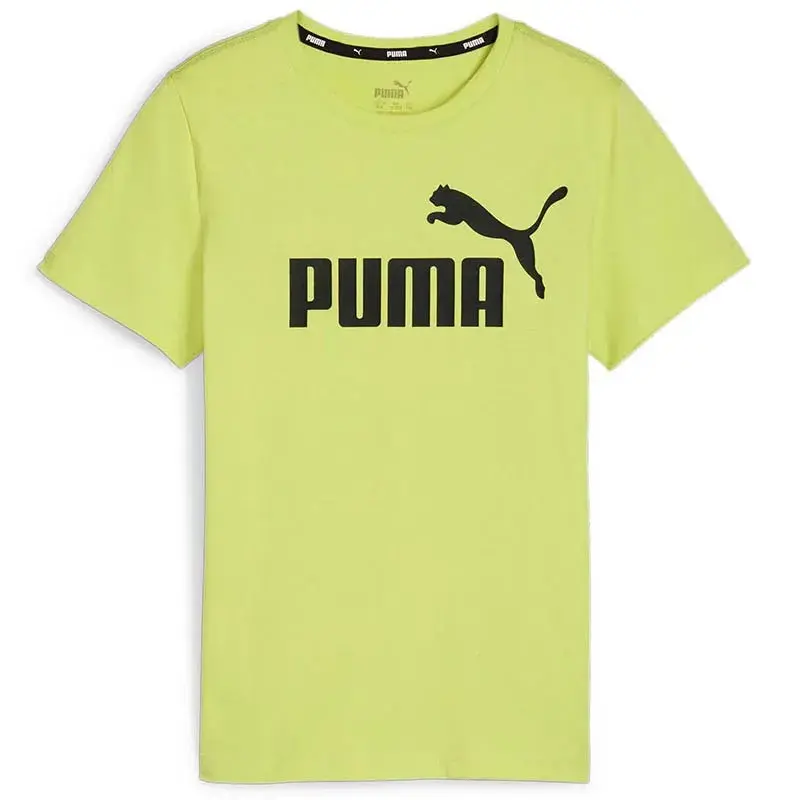 PUMA Majica za dečake Ess Logo Tee B, Žuta