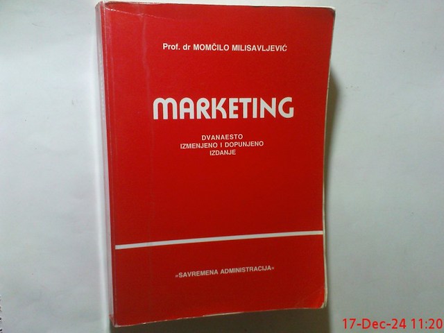 MOMCILO MILISAVLJEVIC -  MARKETING