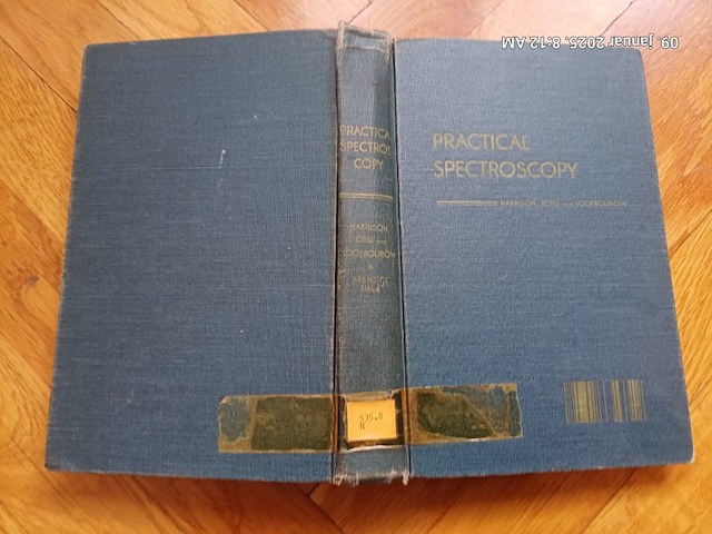 HARRISON, LORD AND LOOFBOUROW, PRACTICAL SPECTROSCOPY