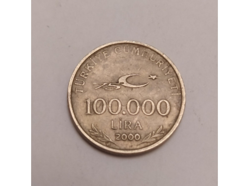 ** TURSKA - 100.000 LIRA 2000. ** - commemorative