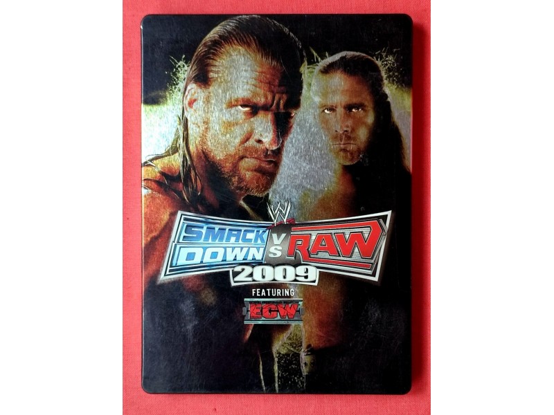 Smack Down vs RAW 2009 - Steel Book / XBox 360 Origin.