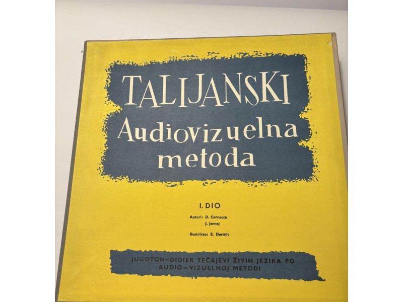 ITALIJANSKI JEZIK 1968 DVA SETA PLOCA