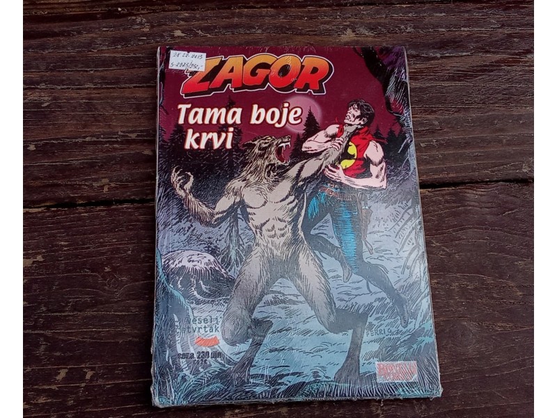 STRIP ZAGOR 67 TAMA BOJE KRVI