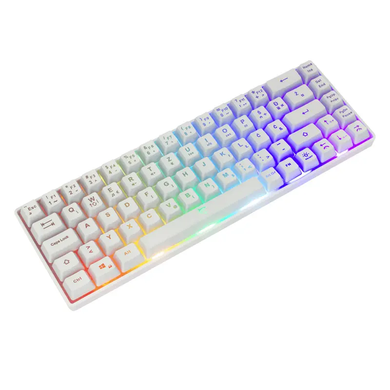 WHITE SHARK Tastatura GK-2201 RONIN, Bela
