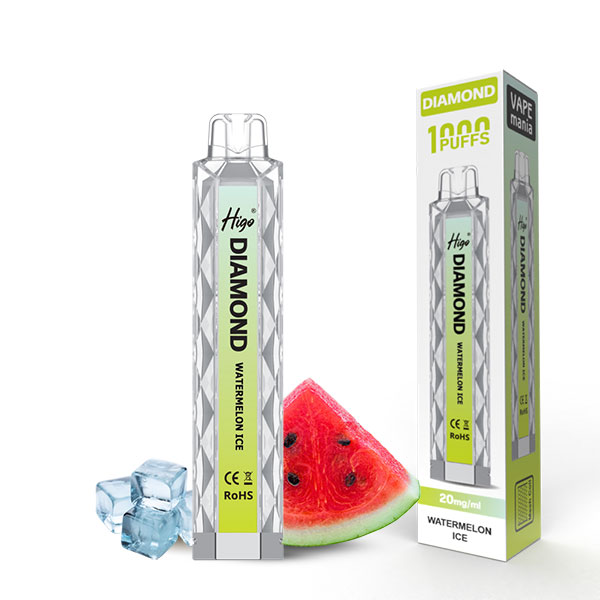 VAPE MANIA 1000 PUFFS Diamond WATERMELON ICE 20mg