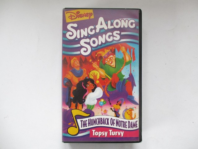 VHS Disney SingAlongSongs - Topsy Turvy