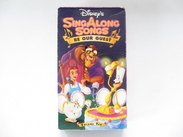 VHS Disney SingAlongSongs - Be Our Guest