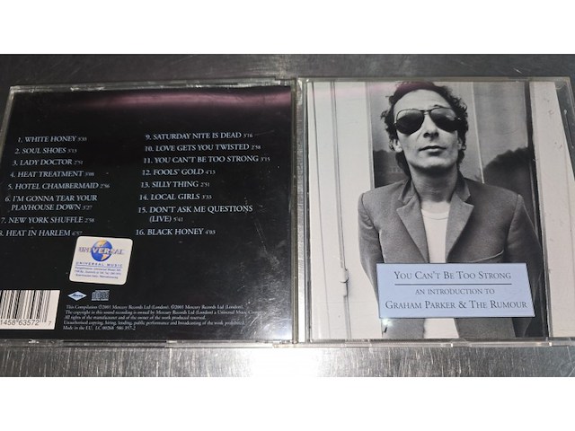 Graham Parker &; The Rumour - You can`t be too strong