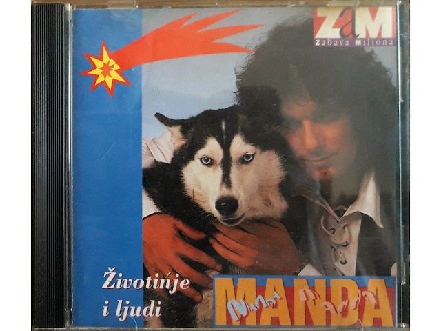 CD: MANDA - ŽIVOTINJE I LJUDI (1994) odličan, za decu