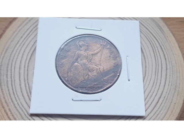 VELIKA BRITANIJA ONE PENNY 1920 GODINA