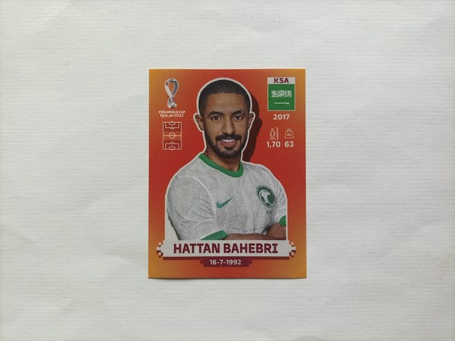 QATAR 2022 FIFA WC - Panini - Sličica br. KSA8