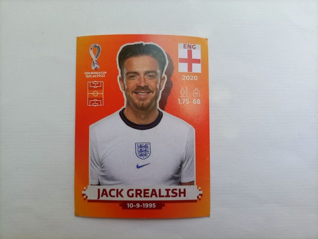 QATAR 2022 FIFA WC - Panini - Sličica br. ENG11