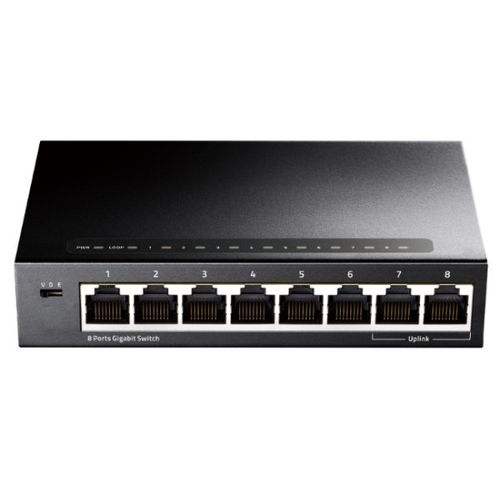 Cudy GS108 metalni 8-Port Gbit desktop Switch, 8x RJ45 10/100/1000