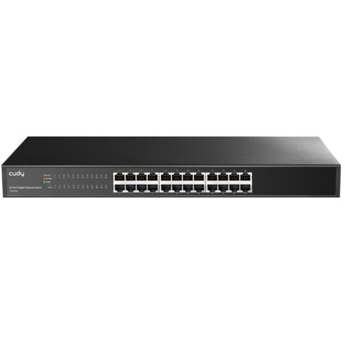 Cudy GS1024 24-Port 10/100/1000M Switch,24 x Gbit RJ45 port, rackmount (alt. PFS3024-24)