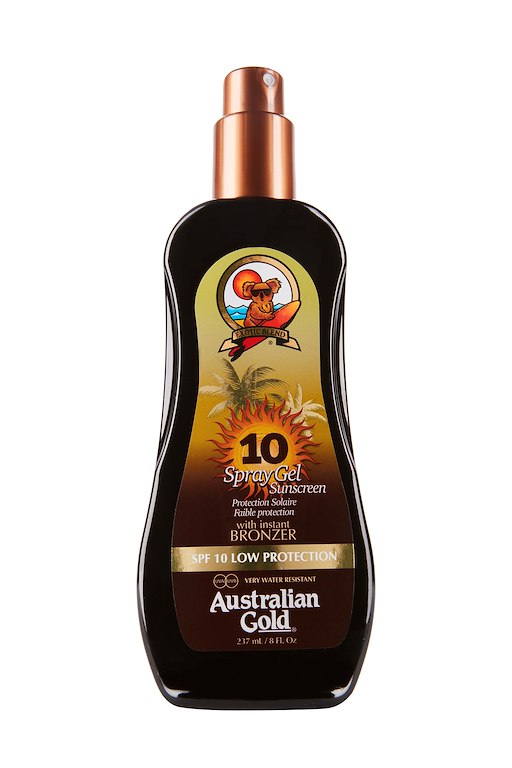 SPF 10 Spray Gel with Bronzers