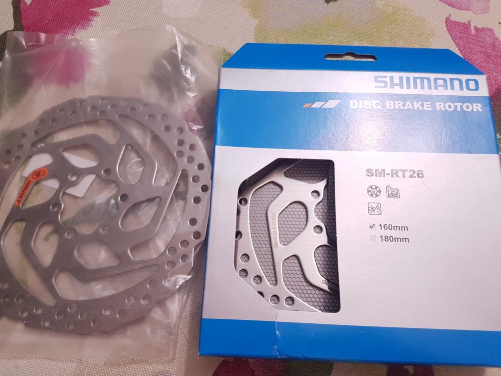 Novi Shimano disk rotori SM-RT26 160mm komplet