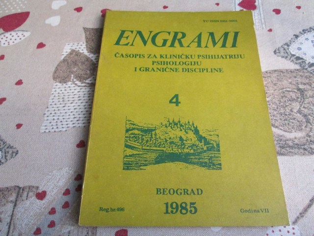 ENGRAMI časopis za kliničku psihijatriju 4/1985