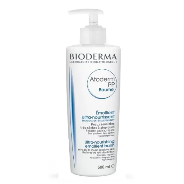 BIODERMA ATODERM PP BALZAM ZA VEOMA SUVU KOŽU ZA LICE I TELO 500ML