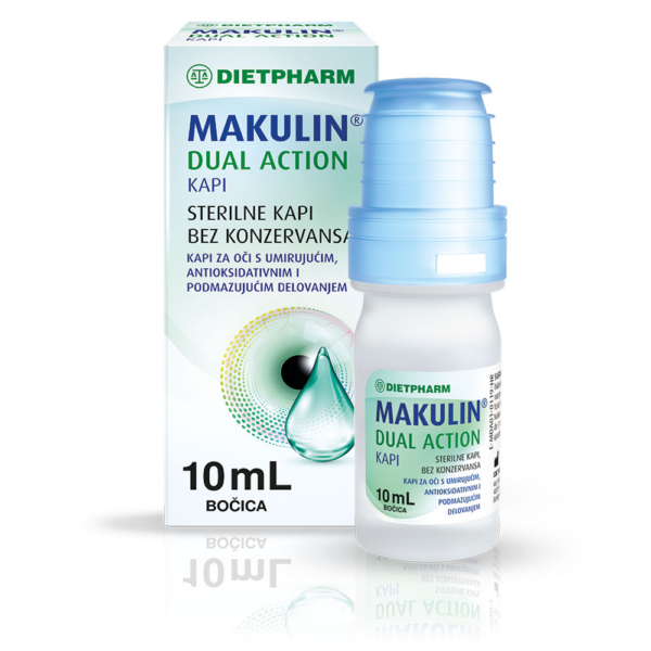 Dietpharm Makulin Dual Action kapi za oči 10 ml