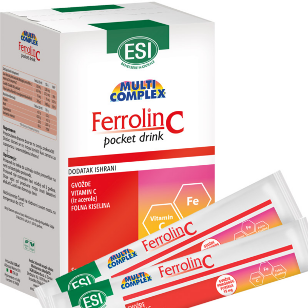 ESI Ferrolin C pocket drink 24 kesice