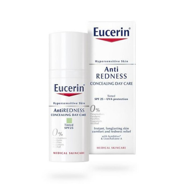 Eucerin AntiREDNESS Dnevna krema protiv crvenila sa zelenim pigmentima 50ml