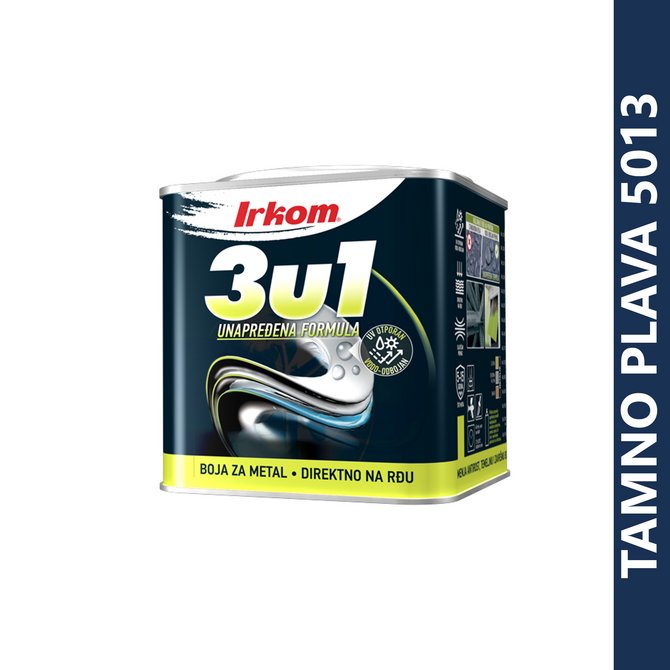 IRKOM 3 u 1 tamno plava 1kg 5013