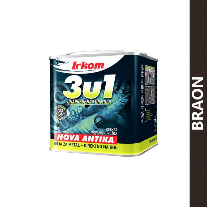 IRKOM 3 u 1 antik braon 1kg