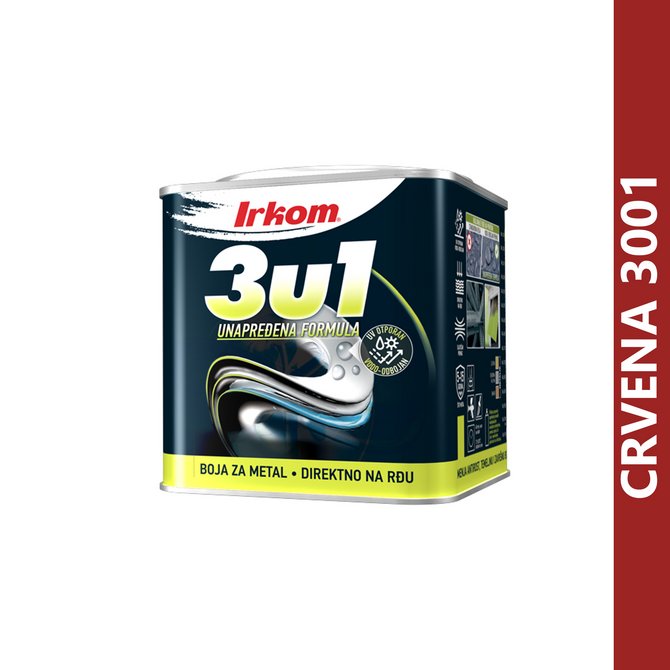 IRKOM 3 u 1 crvena 1kg 3001