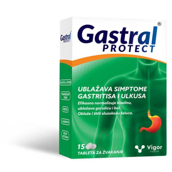 Gastral® Protect, 15 tableta za zvakanje
