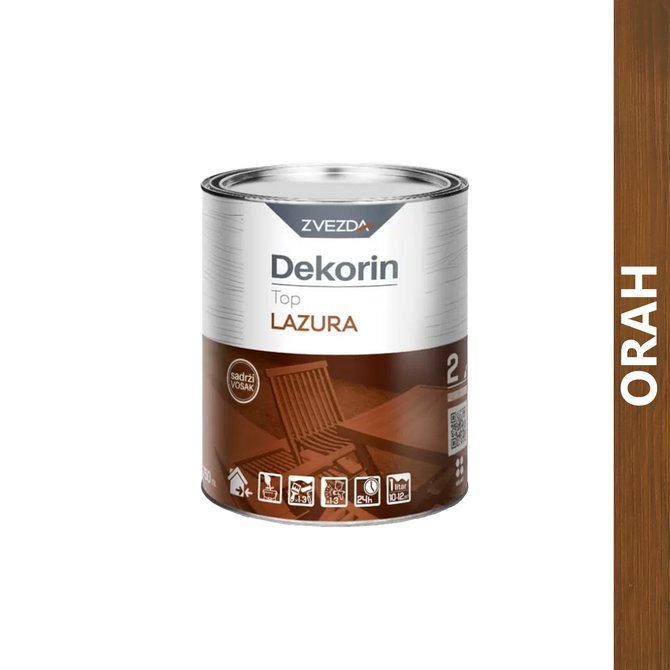 DEKORIN top lazura 0.75l orah