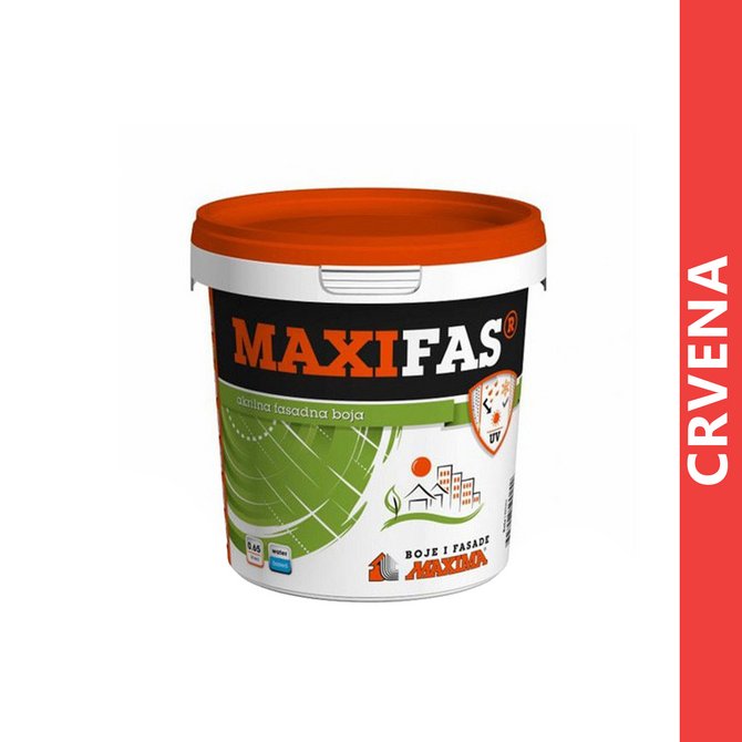 MAXIMA maxifas 0.65l crvena