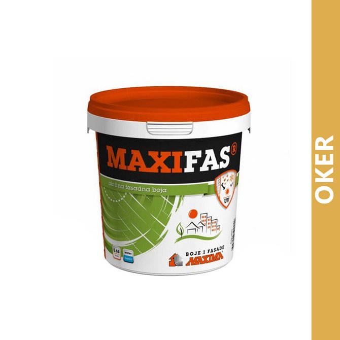 MAXIMA maxifas 0.65l oker