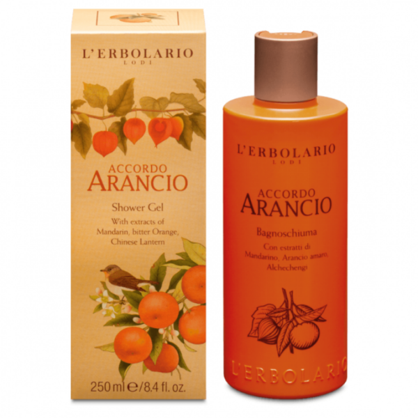 LERBOLARIO ACCORDO ARANCIO GEL ZA TUŠIRANJE 250ML