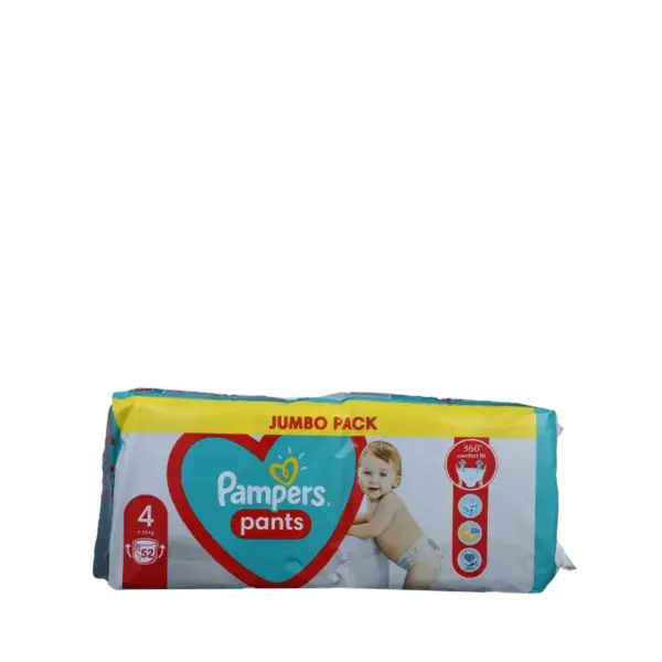 Pampers JP Maxi Pants 4 9-14kg 52 komada