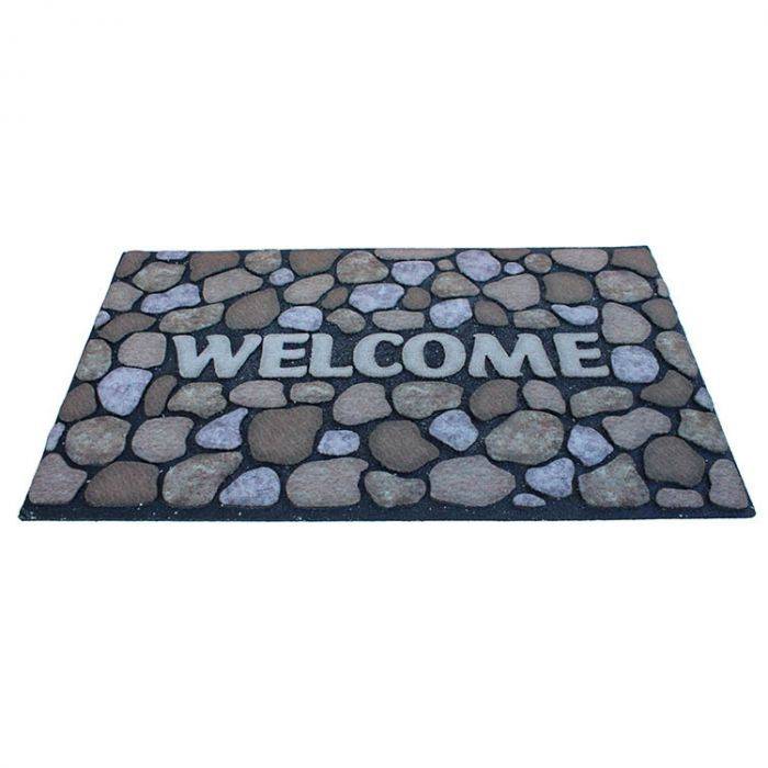 WELCOME FRAMED PEBBLES