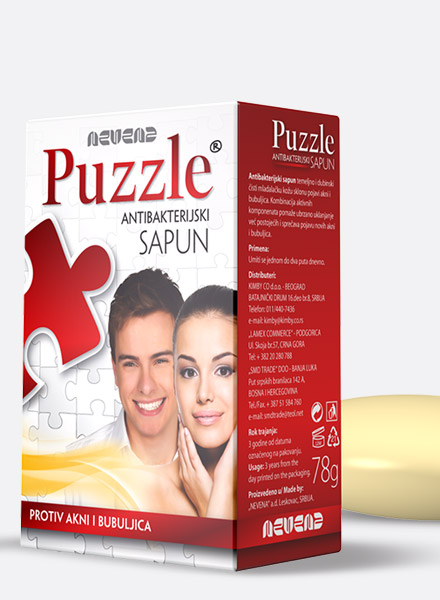 PUZZLE SAPUN PROTIV AKNI 78gr NEV
