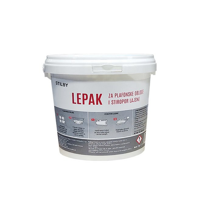 STILBY lepak za dekorativni stiropor 1 kg