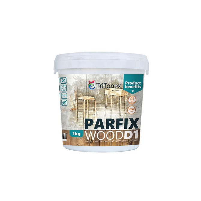 TRITONEX parfix Wood D1 lepak za drvo 1kg