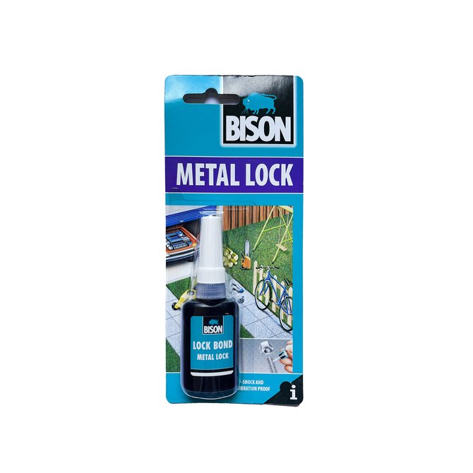 BISON metal lock lepak za šrafove 10ml