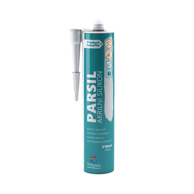 PARSIL akrilni silikon 310 ml beli