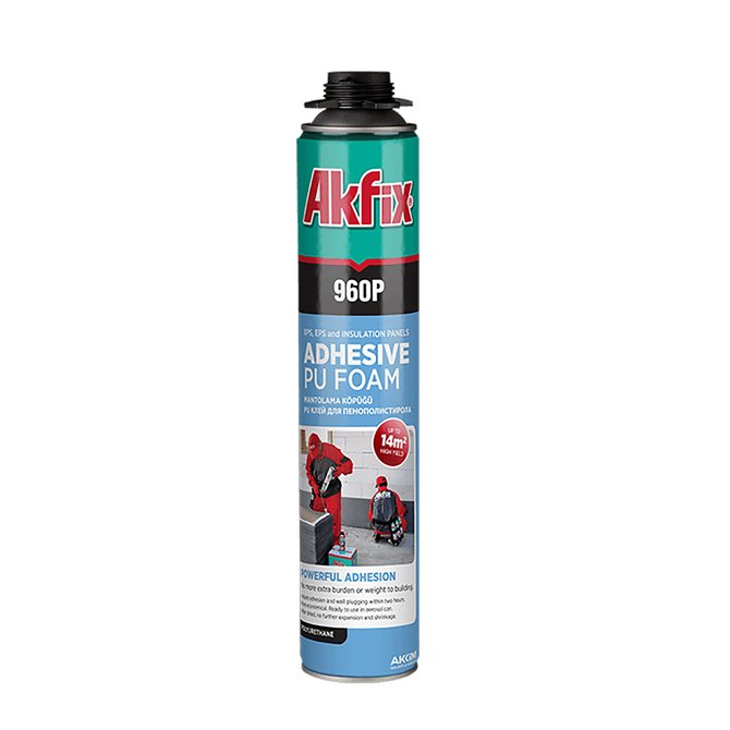 AKFIX 960P pur pena za stiropor 750ml