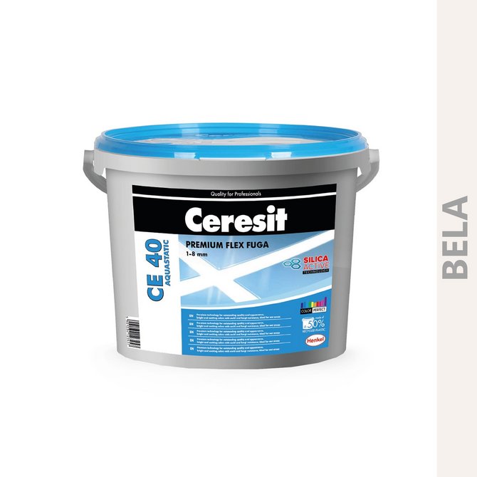 CERESIT fug masa za kermiku CE-40 bela 2kg