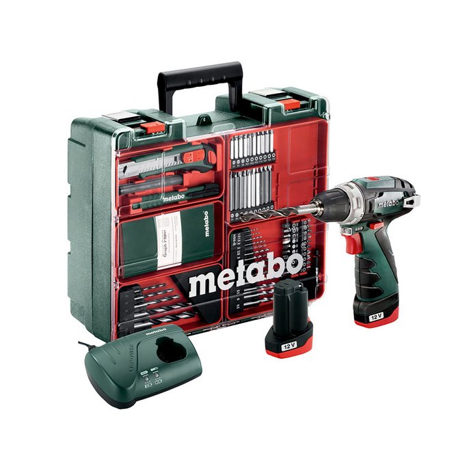 METABO akumulatorska bušilica PowerMaxx BS set 600080880