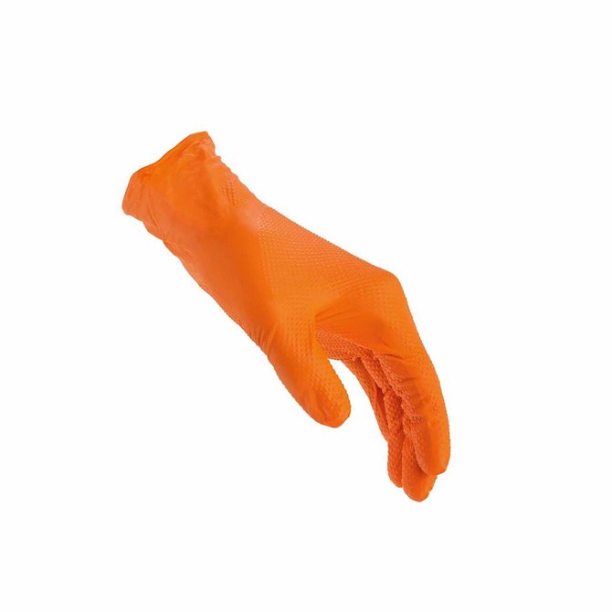 WURTH jednokratne rukavice Nitril grip orange 089947012