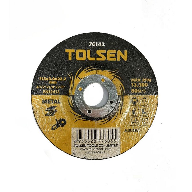 TOLSEN rezna ploča 115x3x22mm 76142