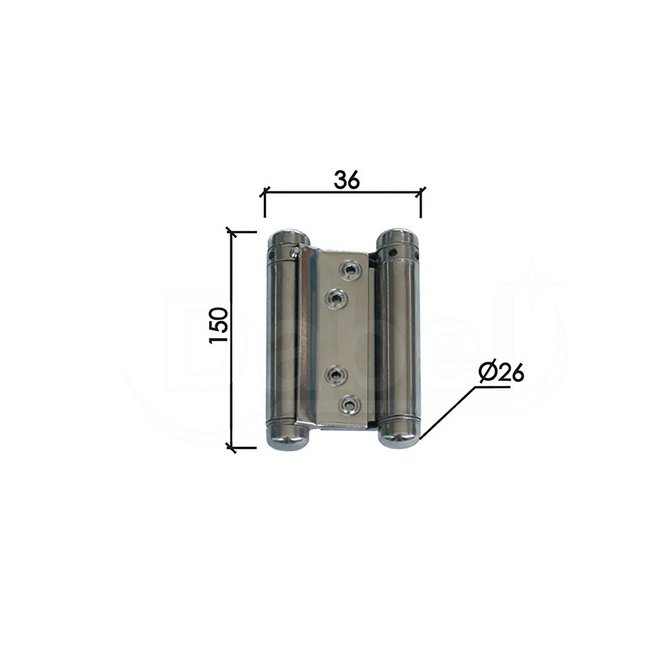 DABEL šarka kaubojska za vrata 150mm