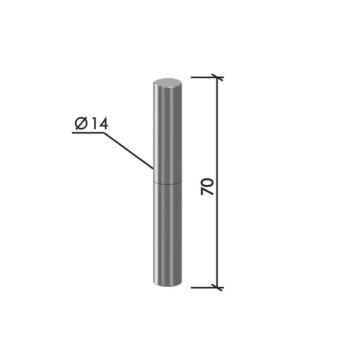 Šarka bravarska 14x80mm